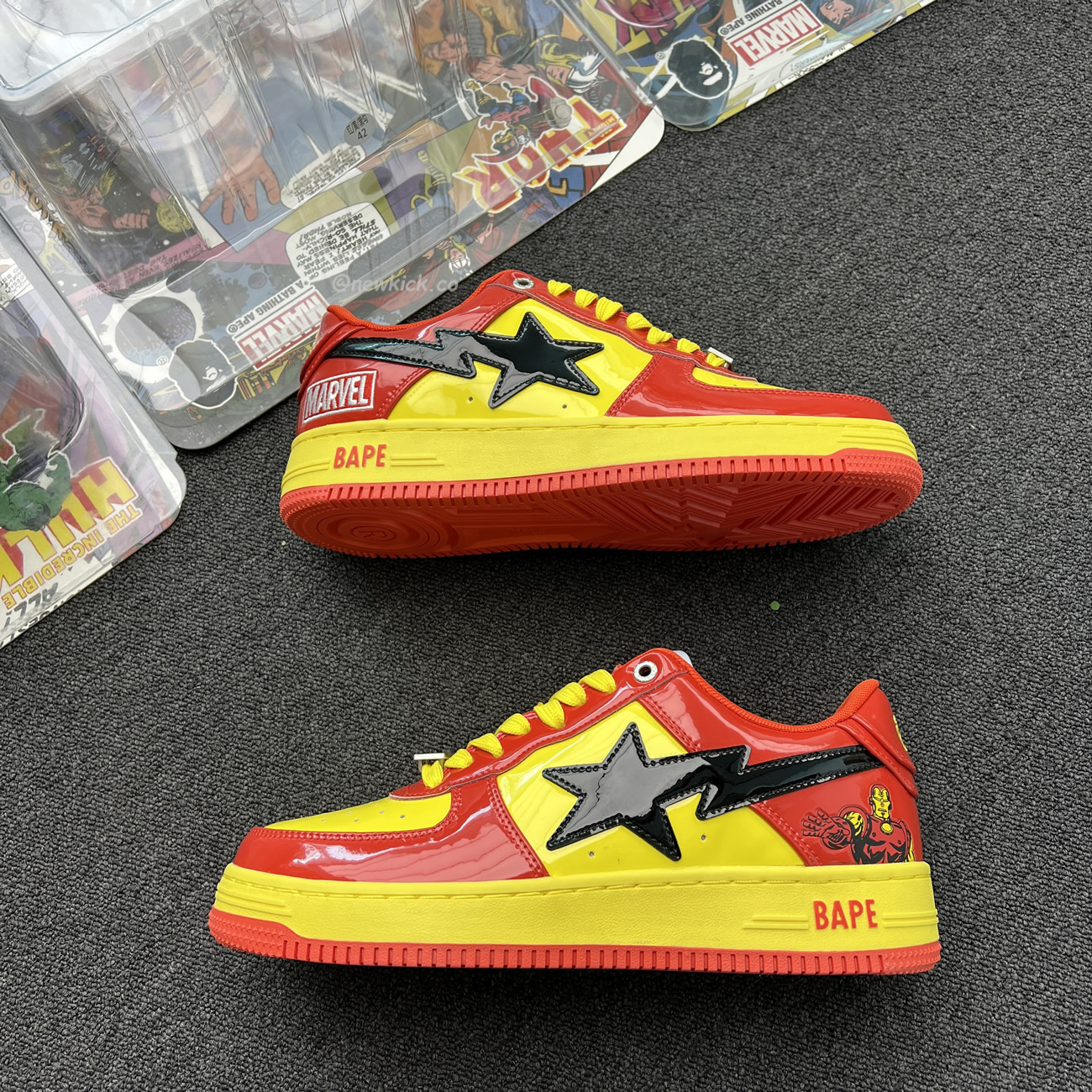 A Bathing Ape Bape Sta Marvel Comics Rocket Raccoon Thor Hulk Captain ...