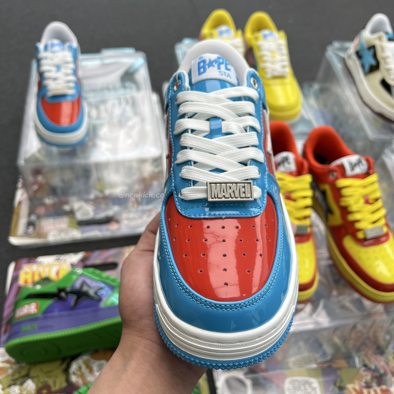 A Bathing Ape Bape Sta Marvel Comics Rocket Raccoon Thor Hulk Captain ...