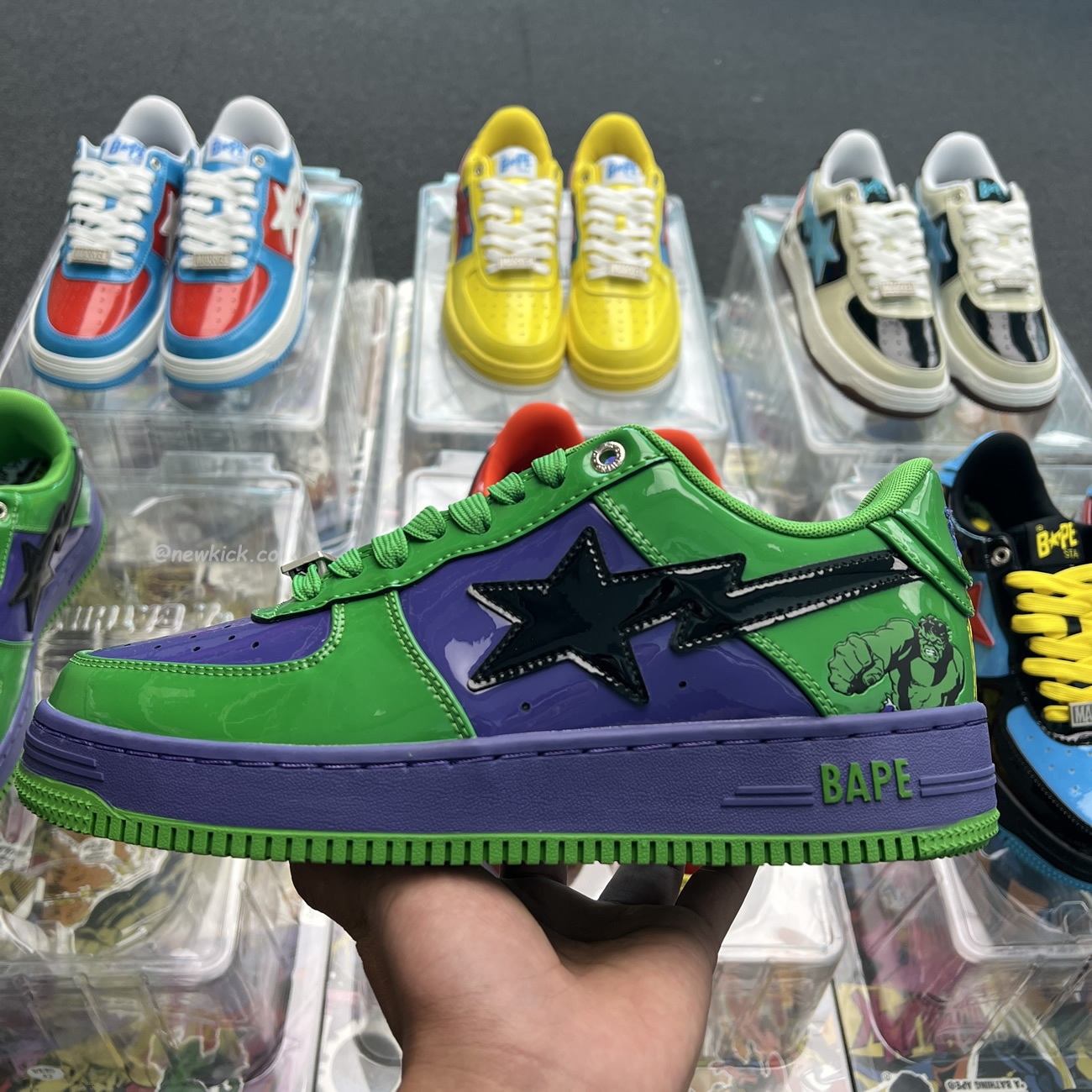 A Bathing Ape Bape Sta Marvel Comics Rocket Raccoon Thor Hulk Captain ...