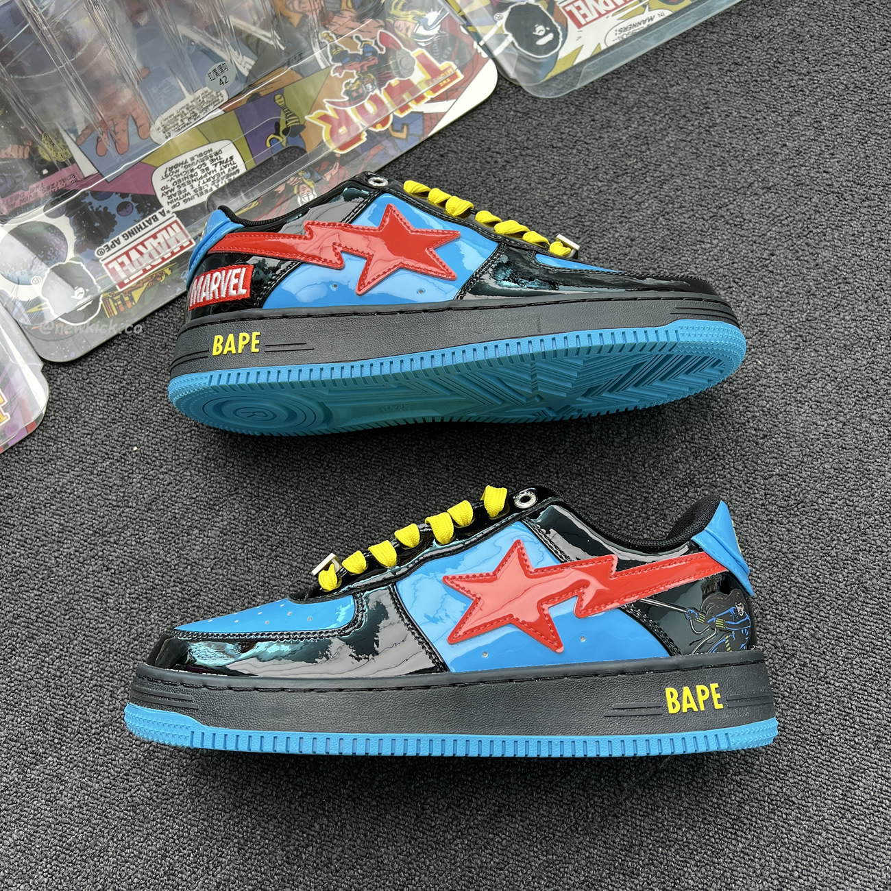 A Bathing Ape Bape Sta Marvel Comics Rocket Raccoon Thor Hulk Captain ...