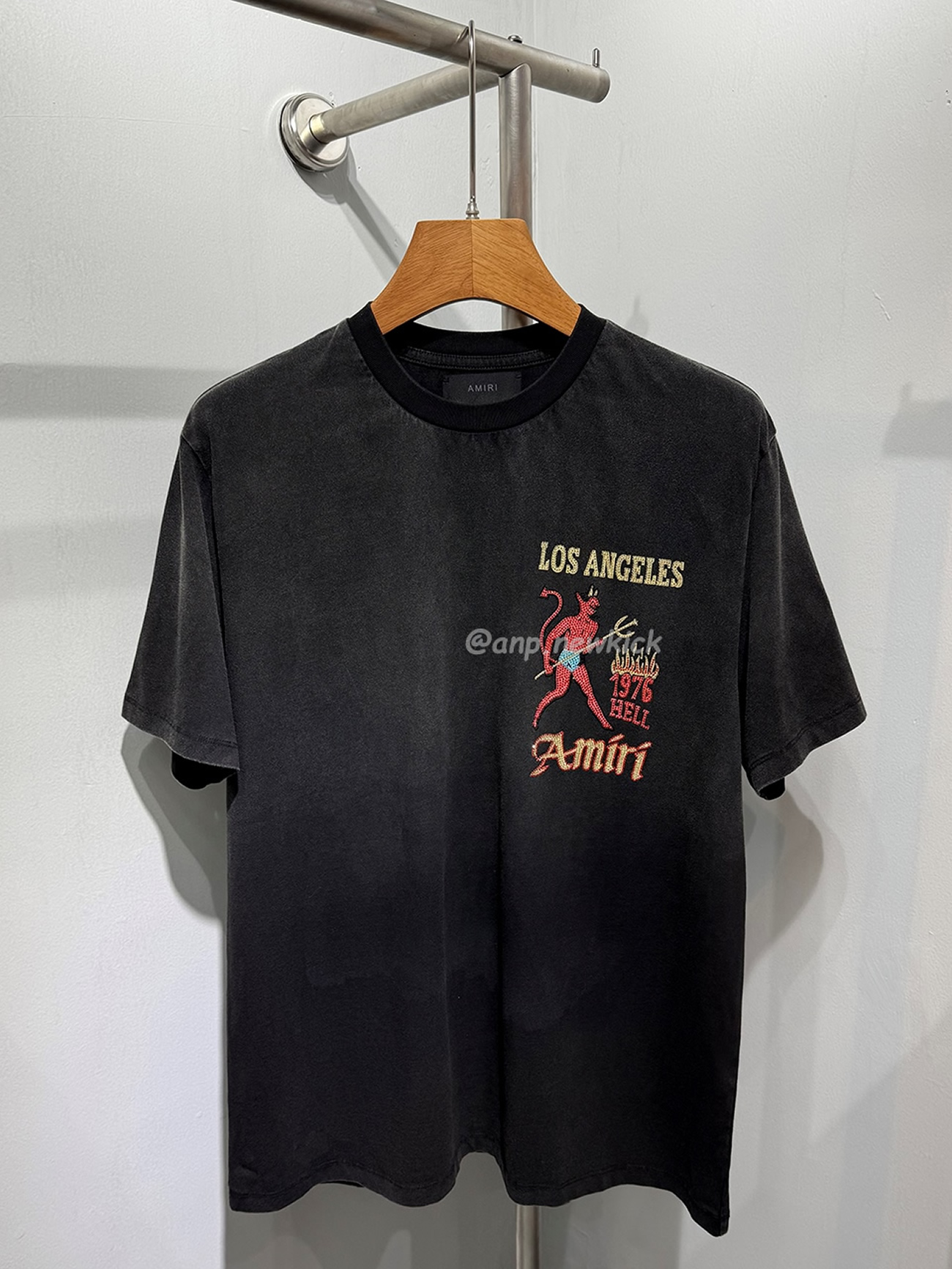 AMIRI Cotton Crystal Sinners T-Shirt