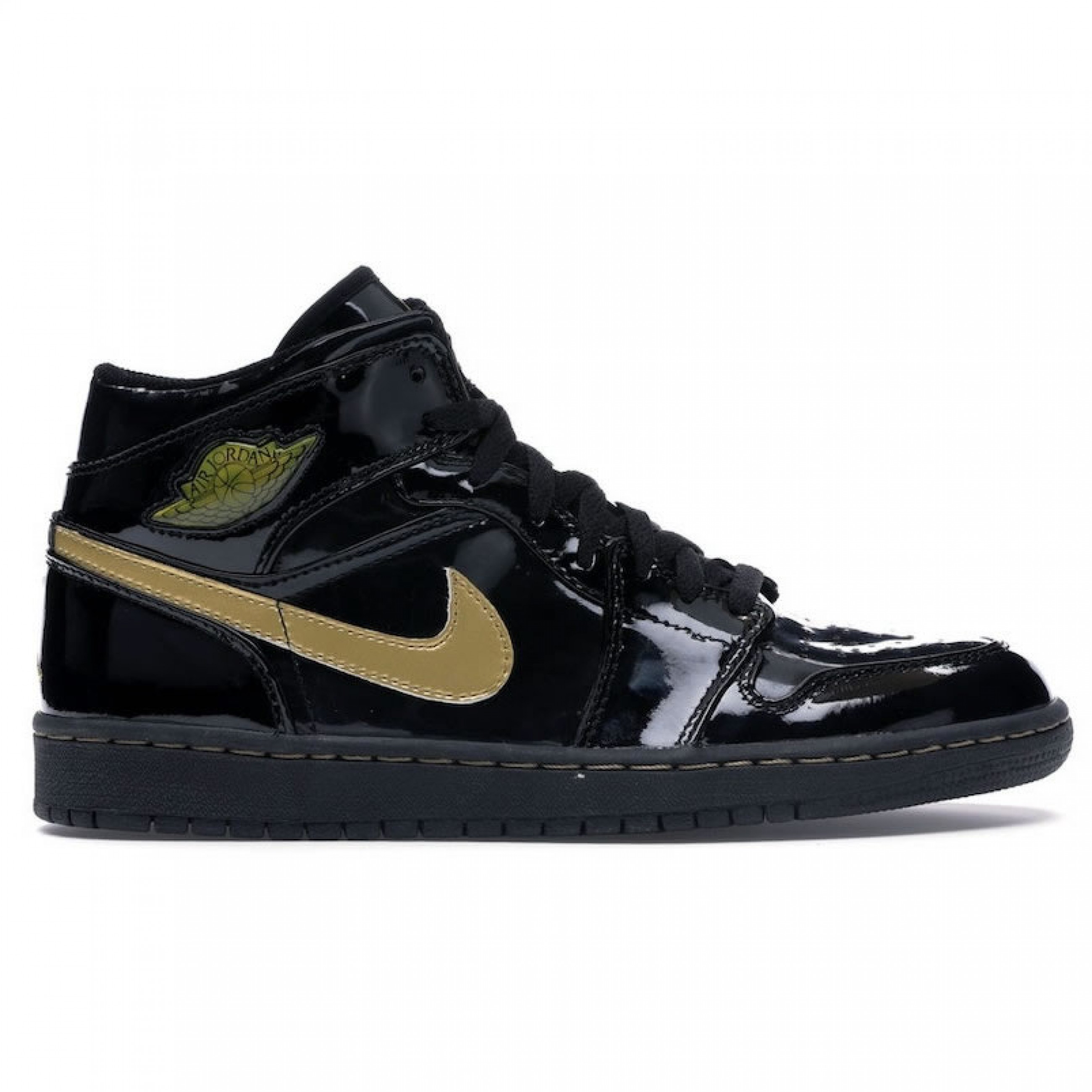 Air Jordan 1 High OG "Black Gold" Patent Leather New Release Date ...