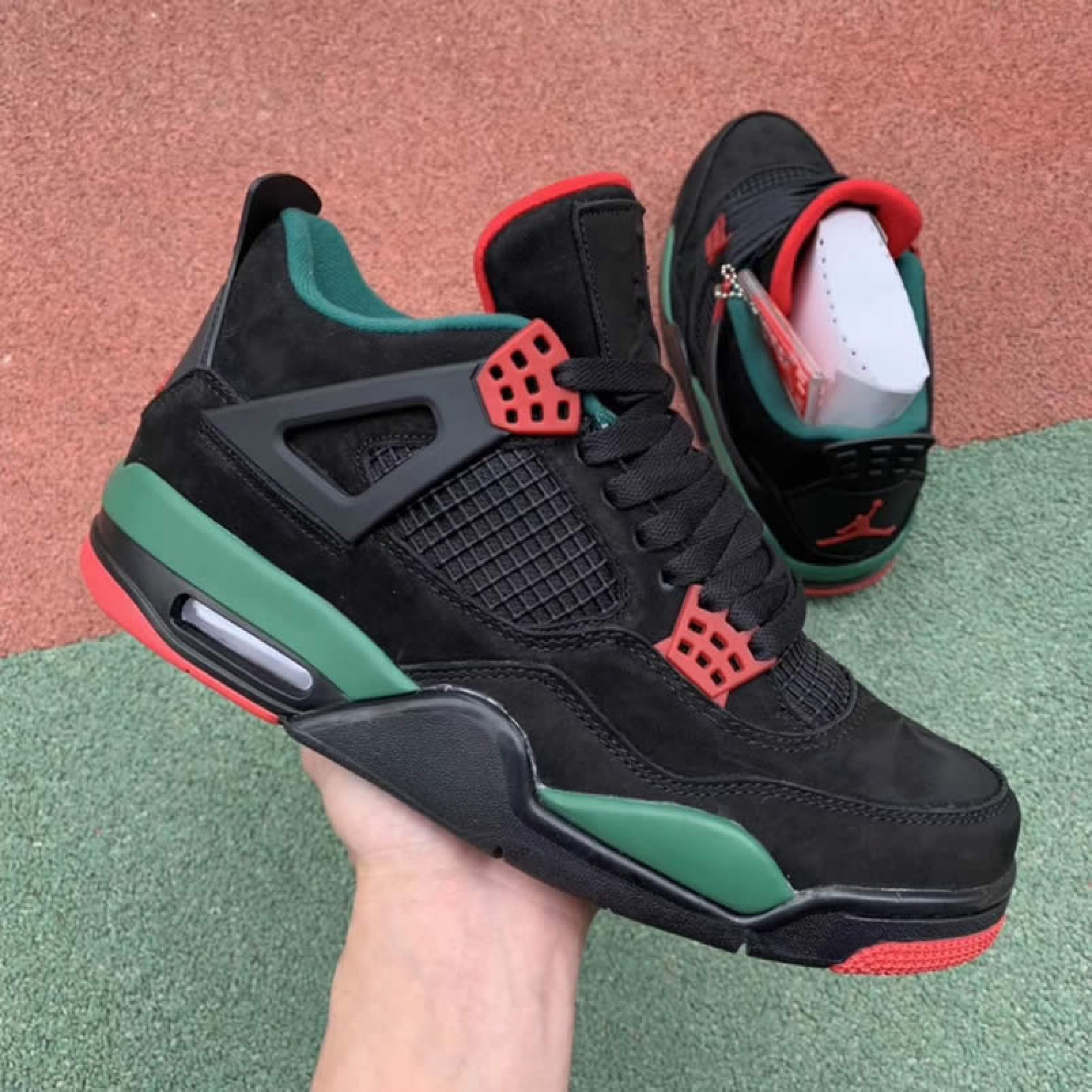 Air Jordan 4 NRG Colorways Gorge Green x Gucci-Inspired AJ4 Release ...
