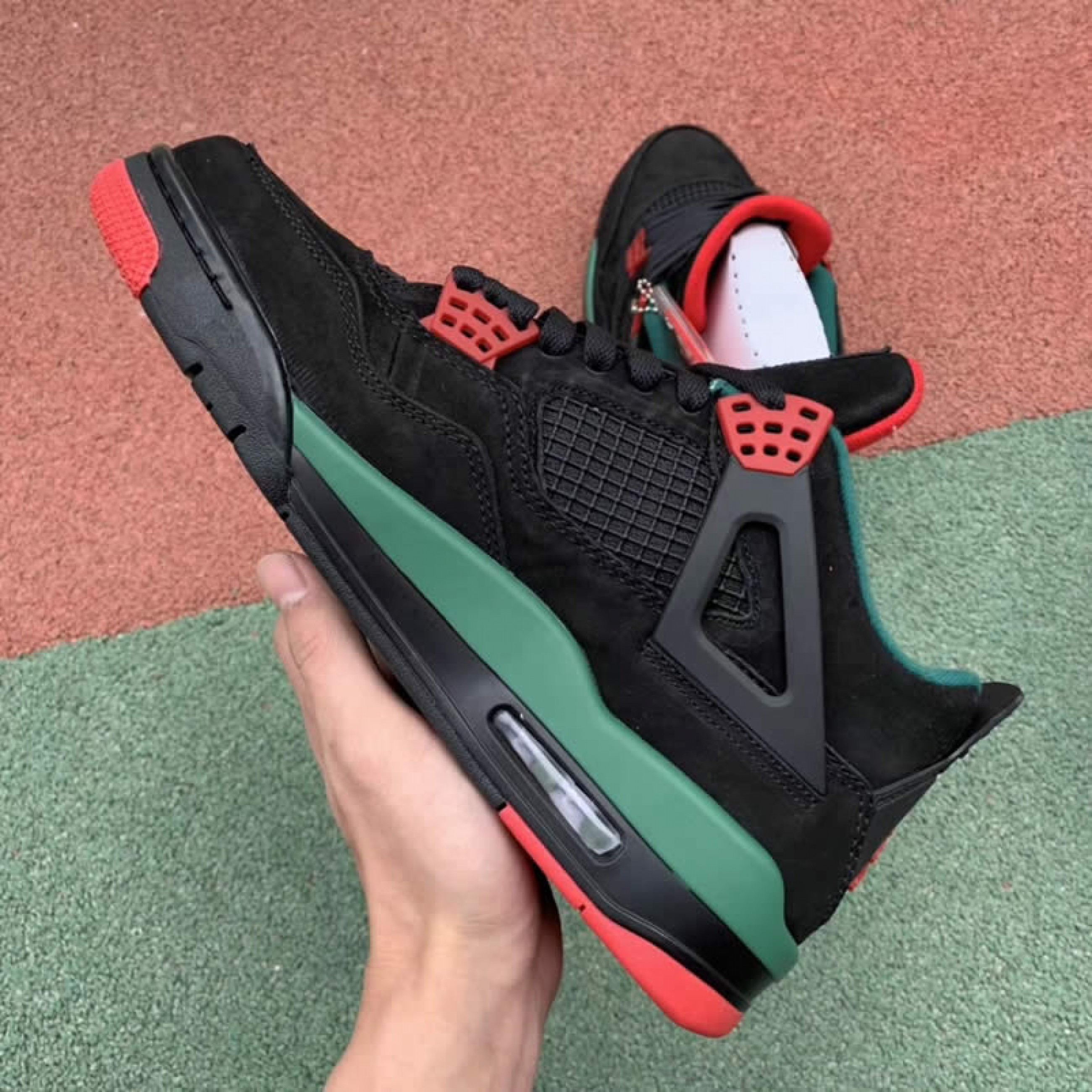 Air Jordan 4 NRG Colorways Gorge Green x Gucci-Inspired AJ4 Release ...