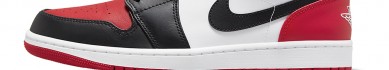 Air Jordan 1 Low Bred Toe 553558-612