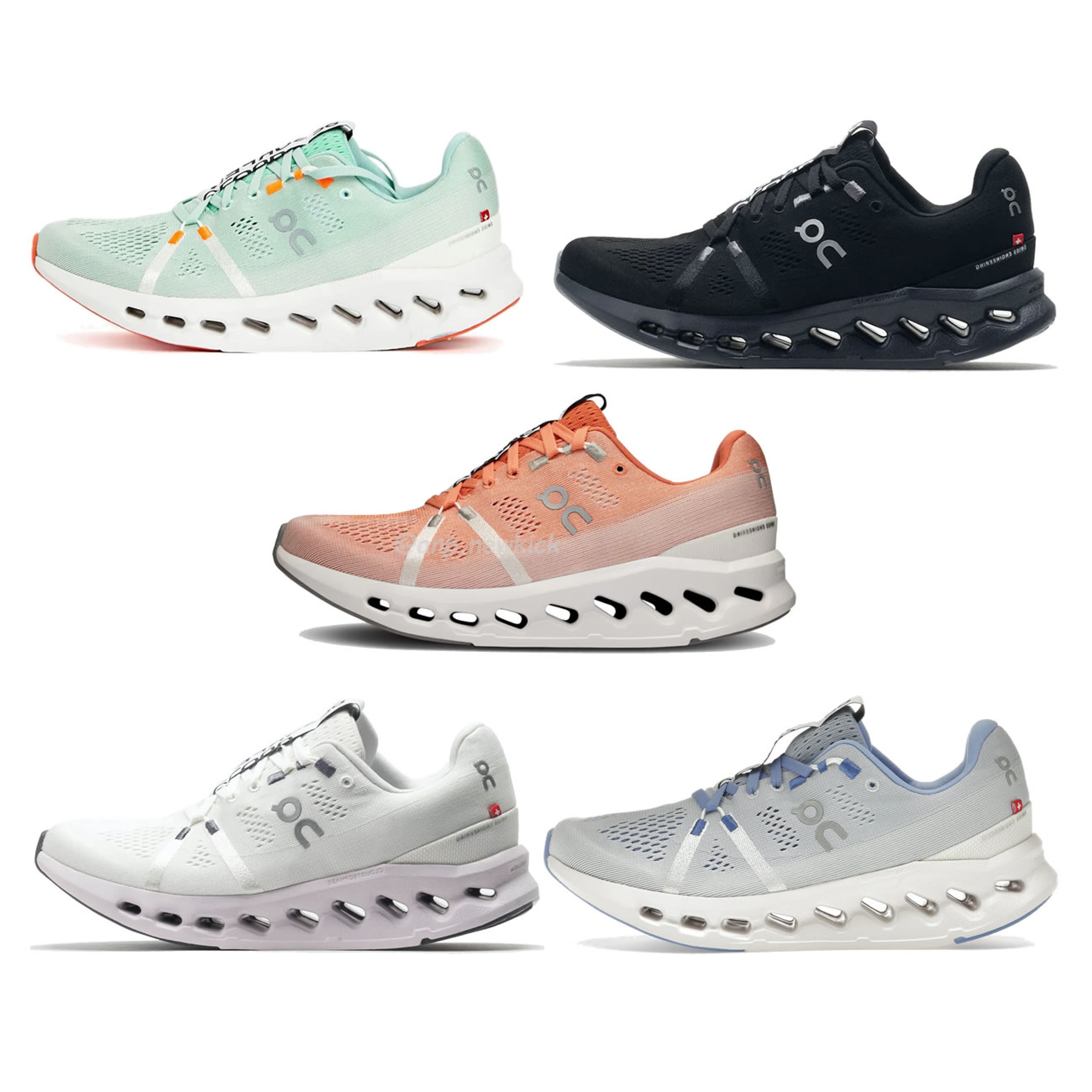 On Running Cloudsurfer Creek Flame Heather White Frost Black ...