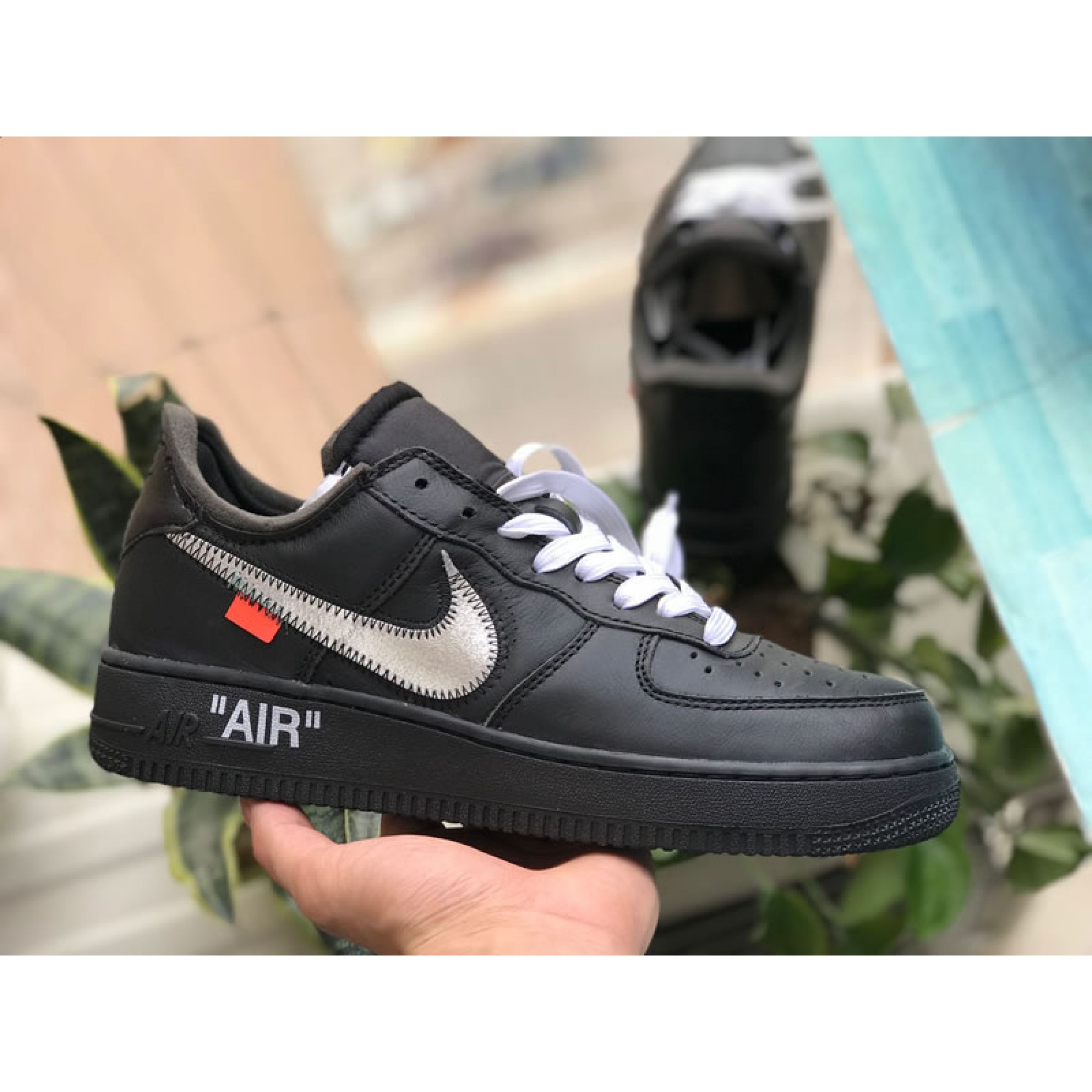 Nike Air Force 1 '07 Virgil x MoMa "Off-White" AV5210-001 Black ...